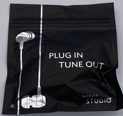 Vintage DELTA Wired EARBUDS HEADPHONES 3.5mm Collectible- FREE SHIPPING ...