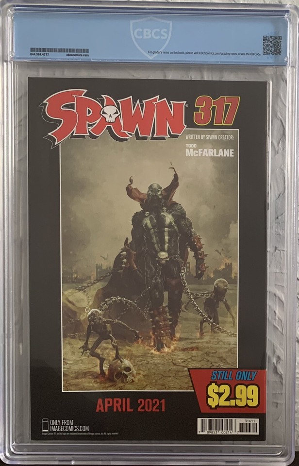 SPAWN #316 CBCS 9.8 NM/MT 2021 1ST PRINT MATTINA VARIANT IMAGE COMICS ...