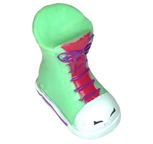 Shopkins Sneaky Sally 3-040 Green Sneaker High Top Tennis Shoe Figure ...