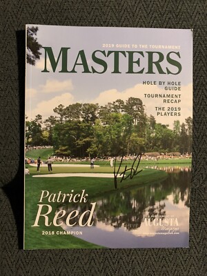 Patrick Reed Autographed Magazine Signed PGA Golf Autographed 2019 ...