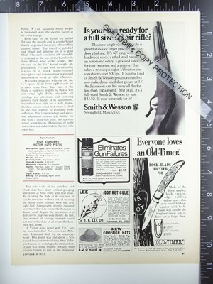 1972 Smith & Wesson .22 air rifle pellet gun old timer knife ...