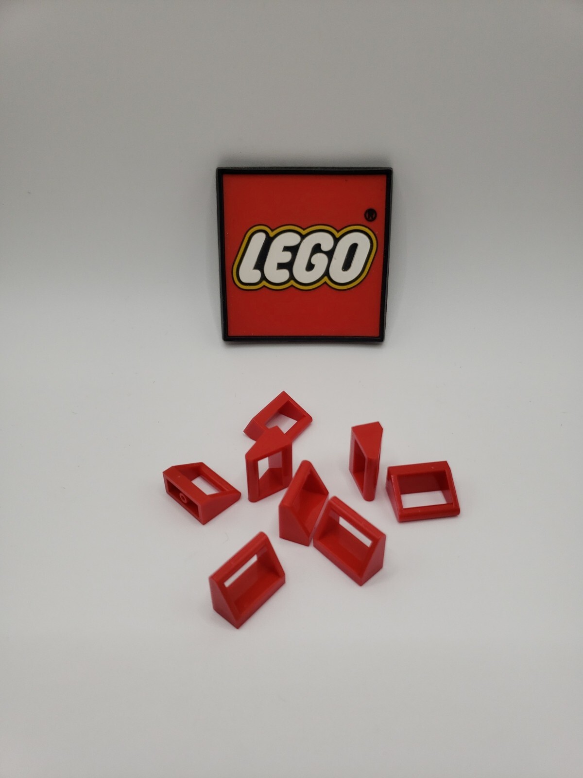 LEGO 1 x 2 Tile w Handle RED (x8) 2432 NEW PARTS LOT | eBay