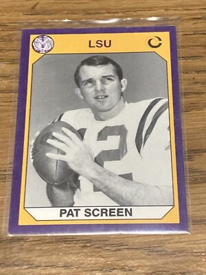 1990 Collegiate Collection LSU Pat Screen LSU Quarterback #172 | eBay