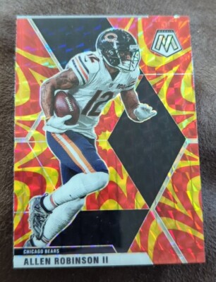 2020 Panini Mosaic Mosaic Reactive Gold Prizm Allen Robinson II #44 ...
