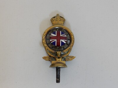 Vintage 1920-30 Full Member Type 5 Fretted Crown Brass RAC Car Badge ...