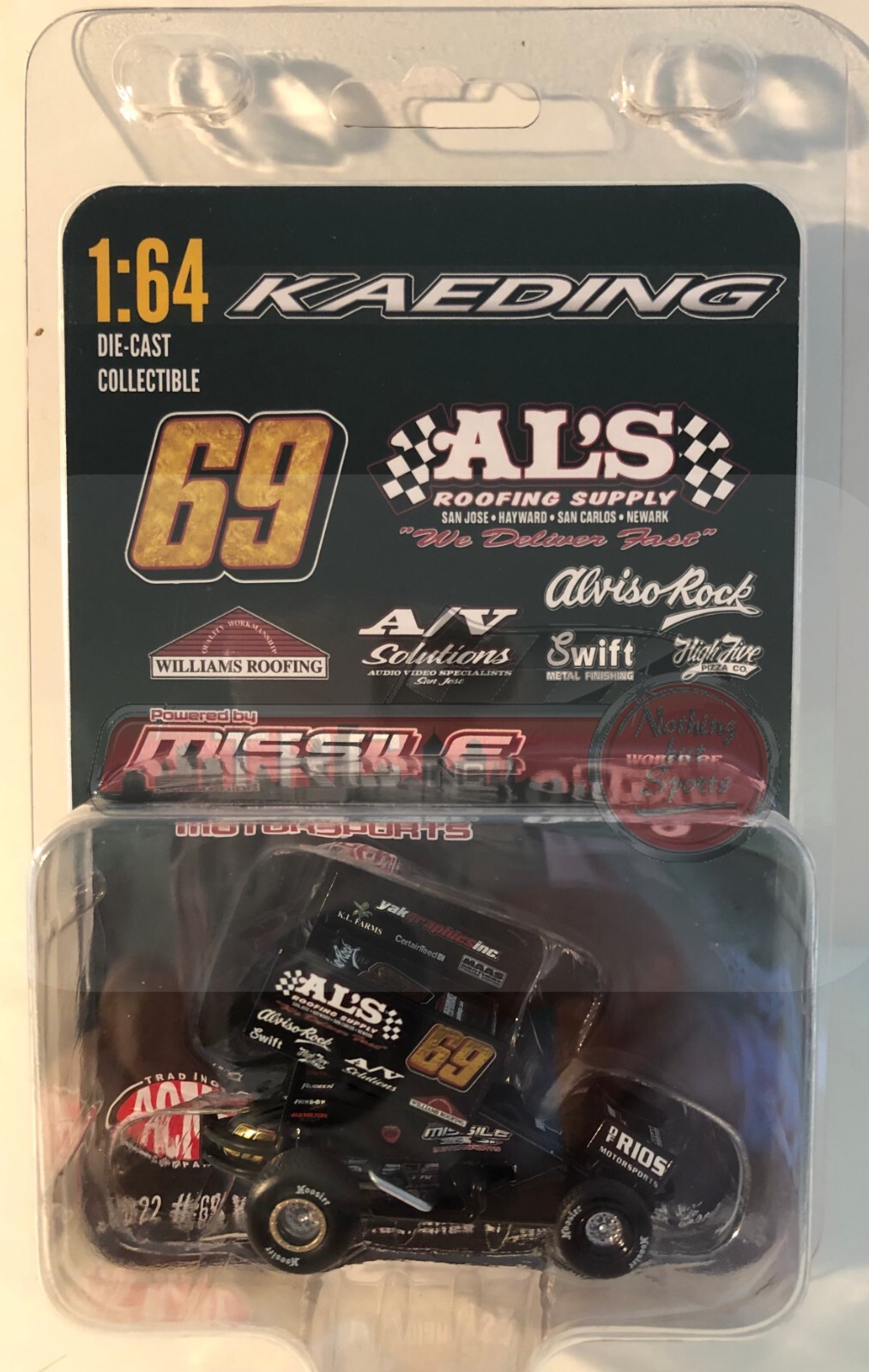 Bud Kaeding Acme 2022 #69 Kaeding Performance World of Outlaws 1/64 ...