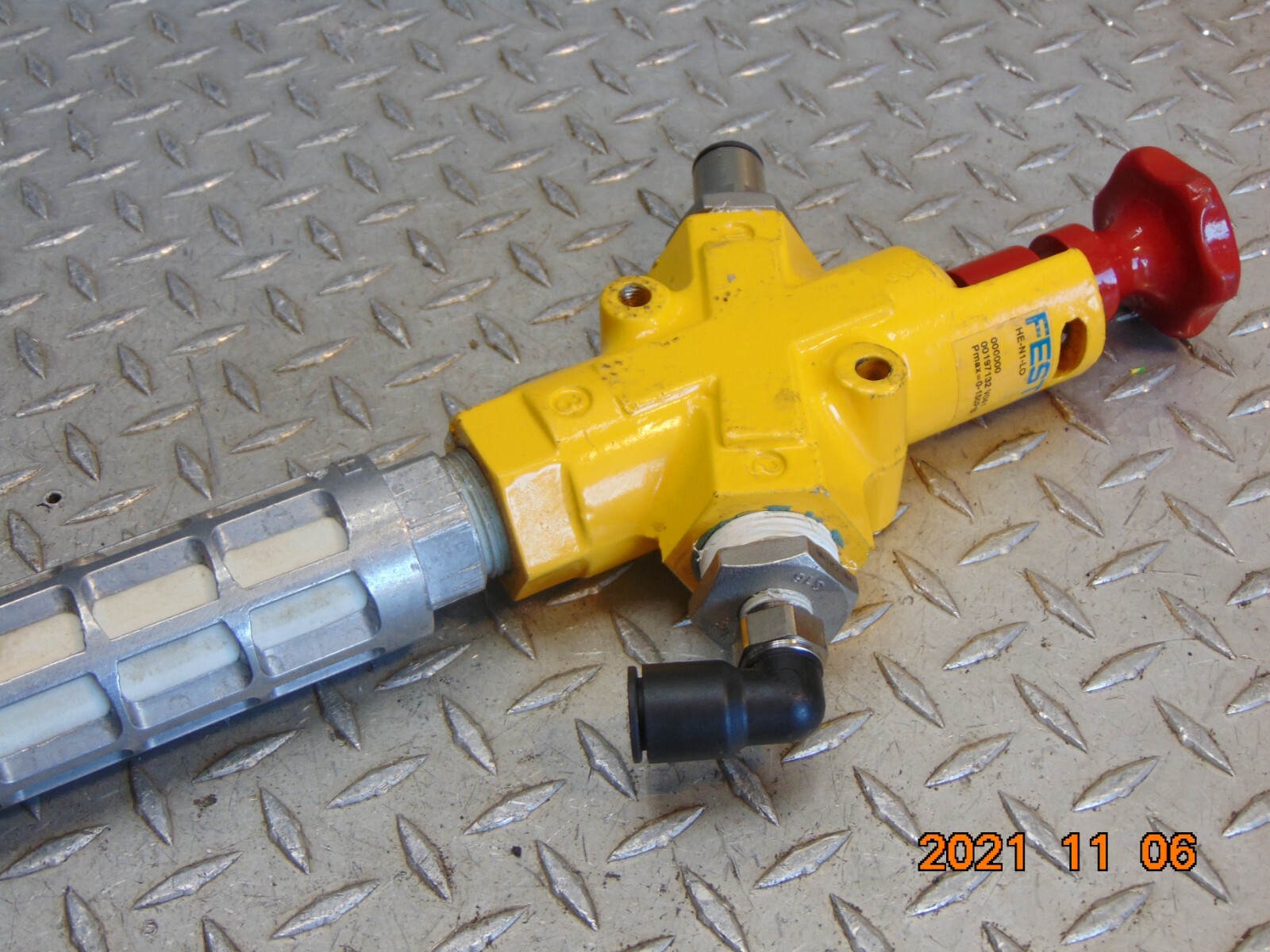 FESTO HE-N1-LO 1" LOCKOUT VALVE 150 PSI with SILENCER | eBay