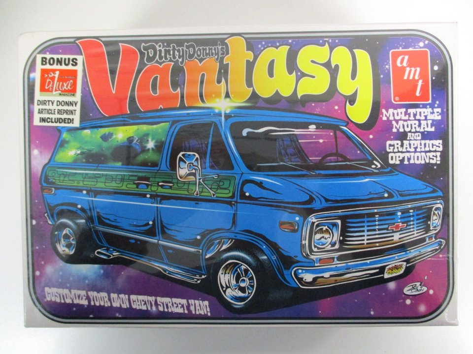 AMT - DIRTY DONNY - VANTASY CUSTOM CHEVROLET VAN - 1/25 MODEL KIT ...