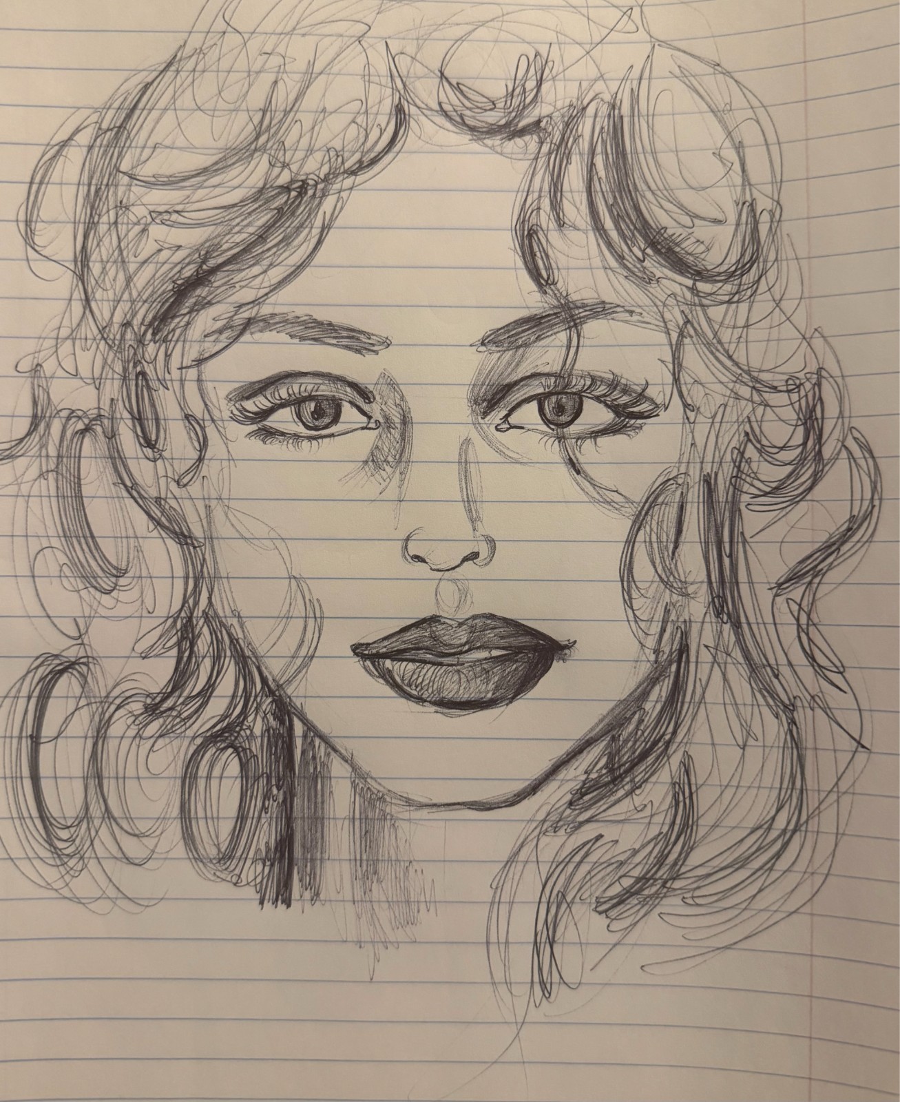 model drawing girl size 11 by 8 inches A4 paper | eBay