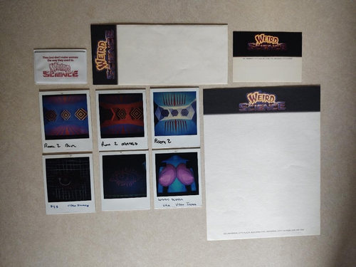WEIRD SCIENCE 1985 Movie Original Production Used Polaroids + Paperwork ...