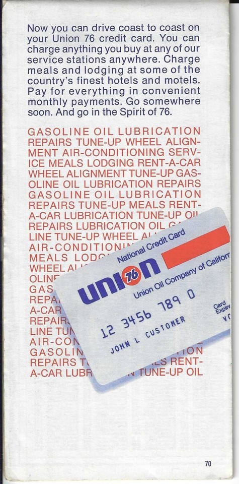 UNION 76 Highway Road Map 1970 WASHINGTON OREGON Vintage 34.25" X 18 ...