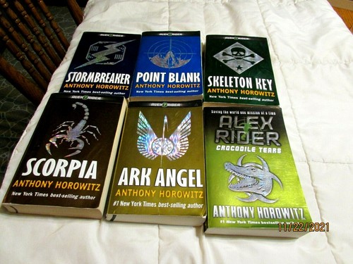 6 ALEX RIDER BOOK LOT SOFTCOVER ANTHONY HOROWITZ Y/A YOUNG ADULT TEEN ...