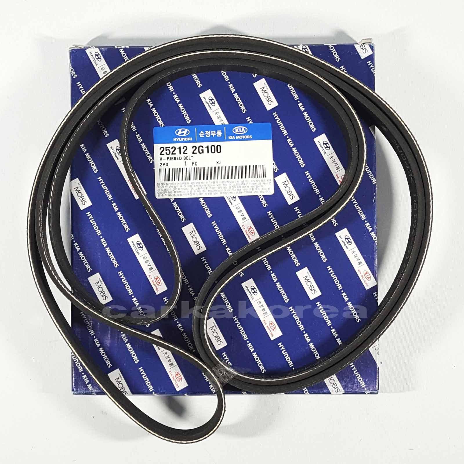 Genuine 252122G100 Drive Fan Belt Ribbed Belt-V For HYUNDAI SANTA FE ...