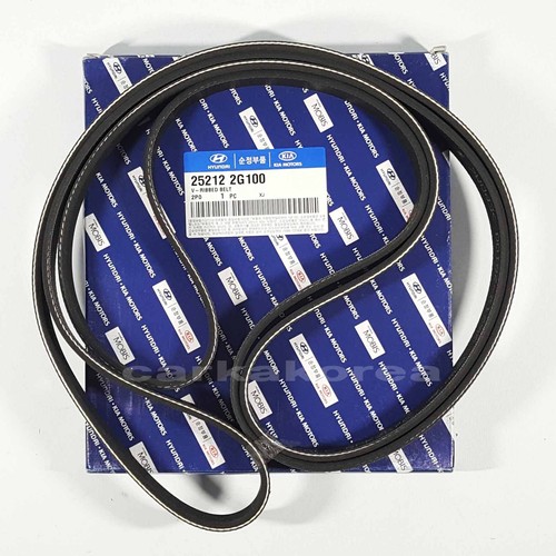 Genuine 252122G100 Drive Fan Belt Ribbed Belt-V For Hyundai Santa Fe ...
