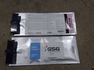 Roland TrueVis INK Cartridge TR2-LM Light Magenta and Light Cyan 500cc ...