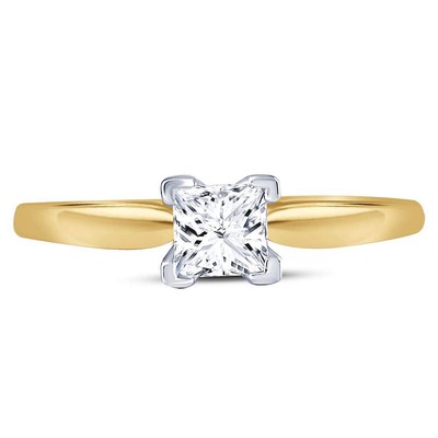 3/4CTW PRINCESS DIA SOLITAIRE RING. (SUP) | eBay