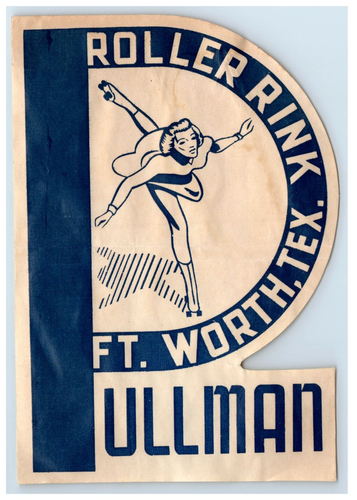 1930s-50s Pullman Roller Skating Rink Label EVN5 | eBay