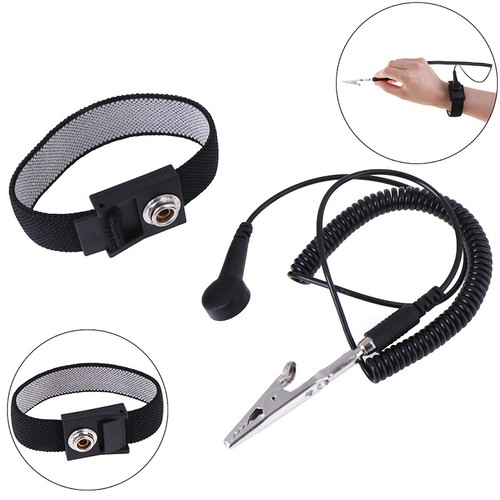Adjustable Anti-static ESD Strap Antistatic Grounding Bracelet Wrist ...