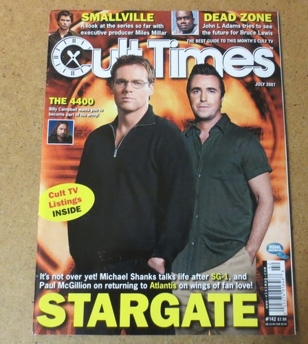 CULT TIMES Magazine Stargate Michael Shanks Smallville 4400 Billy ...