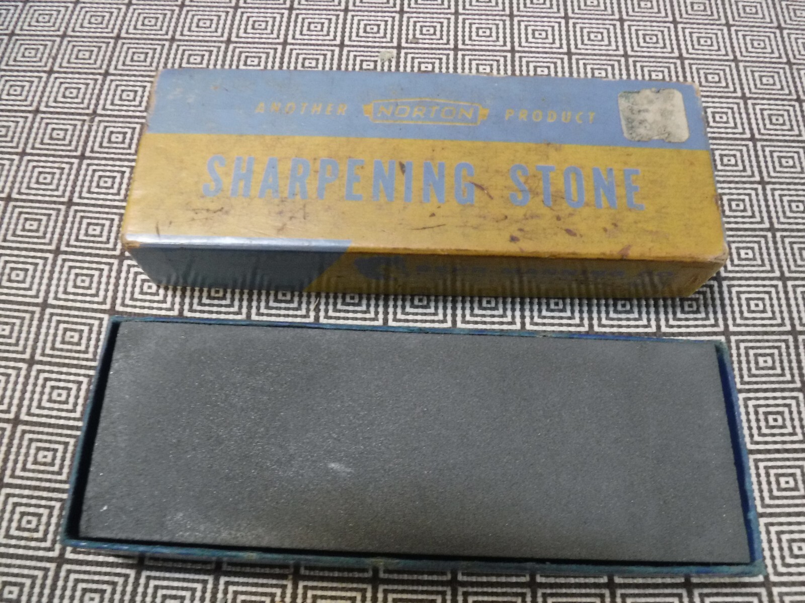 6x2x1 Norton India Combination Sharpening Stone (IB6) Behr-Manning bear ...