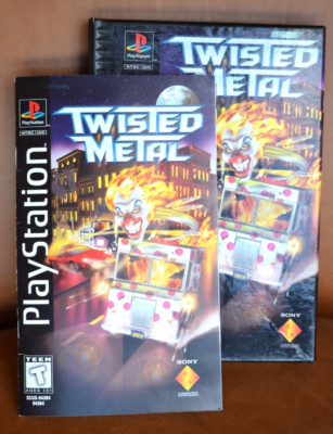 1995 Twisted Metal LONG BOX Sony PlayStation 1 PS1 PSX CIB Disc Manual ...