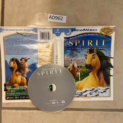 Spirit: Stallion of the Cimarron (DVD, 2010, WS) No Case No Tracking # ...