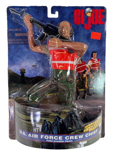 GI Joe US Air Force Crew Chief 12" Action Figure 1998 Hasbro Armed ...