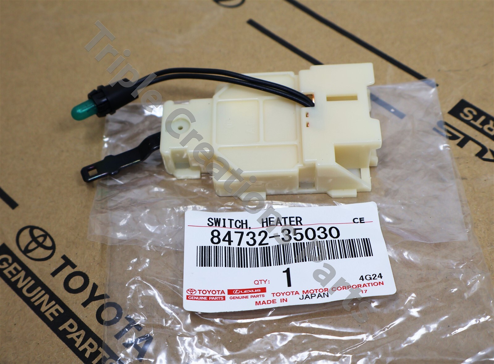 TOYOTA GENUINE 84732-35030 SWITCH ASSY, HEATER BLOWER OEM 8473235030 | eBay