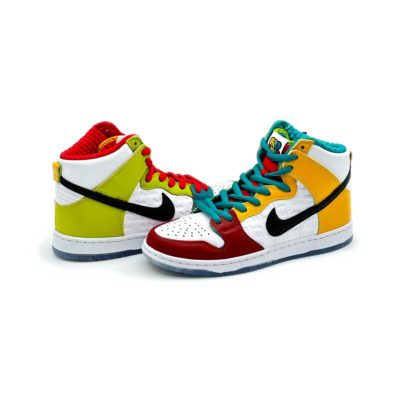 DH7778-100 Nike SB Dunk High Pro froSkate All Love White Metallic (Men ...