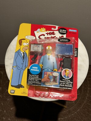 The Simpsons HERB POWELL World of Springfield Playmates Factory Sealed ...