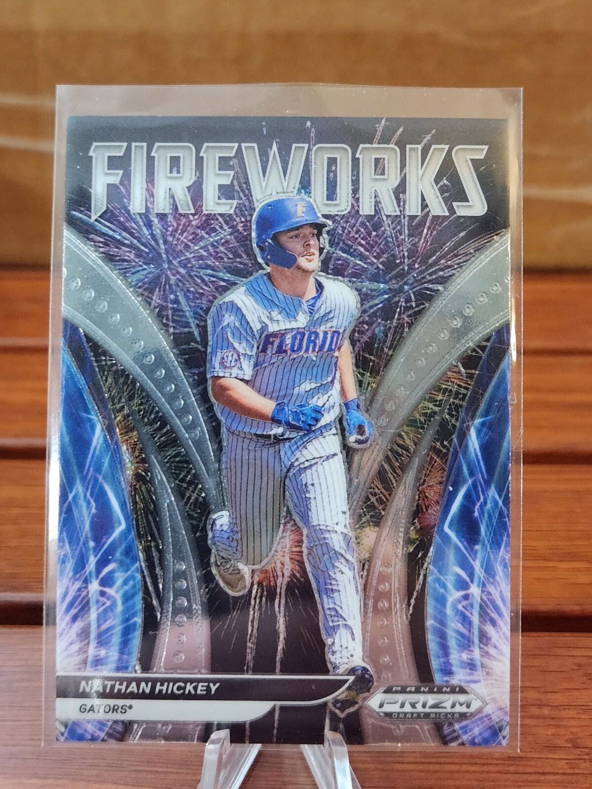 2021 Panini Prizm Draft Picks BB Nathan Hickey - Fireworks - Insert RC ...