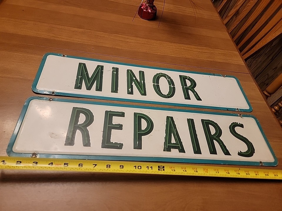 Minor Repairs Vintage Coca-Cola Privilege Panels 24" X 6" Rare ...