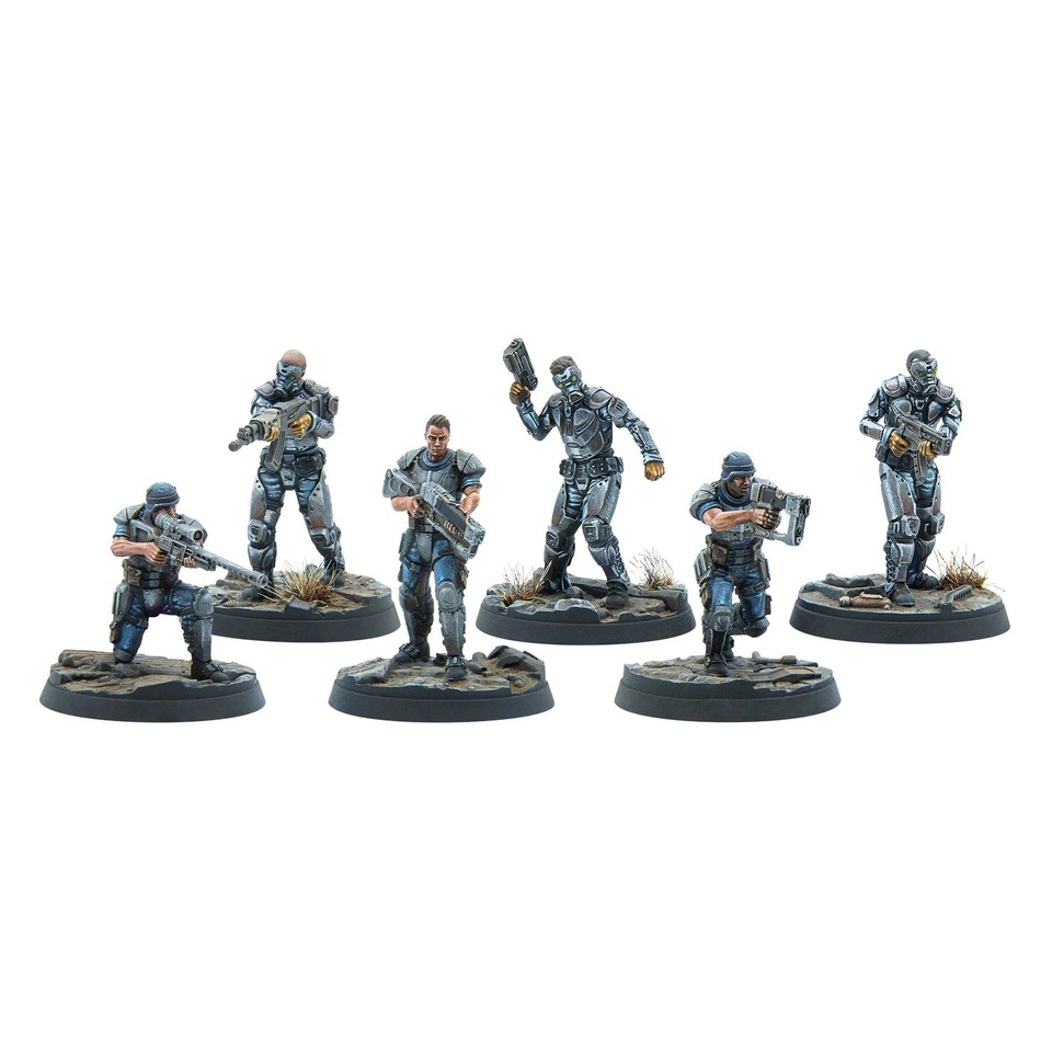 Fallout Wasteland Warfare: Enclave-Force - 6 Miniatures 5060523346165| eBay
