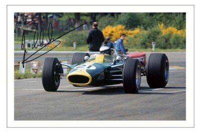 JIM CLARK Signed Autograph PHOTO Fan Gift Signature Print FORMULA ONE ...