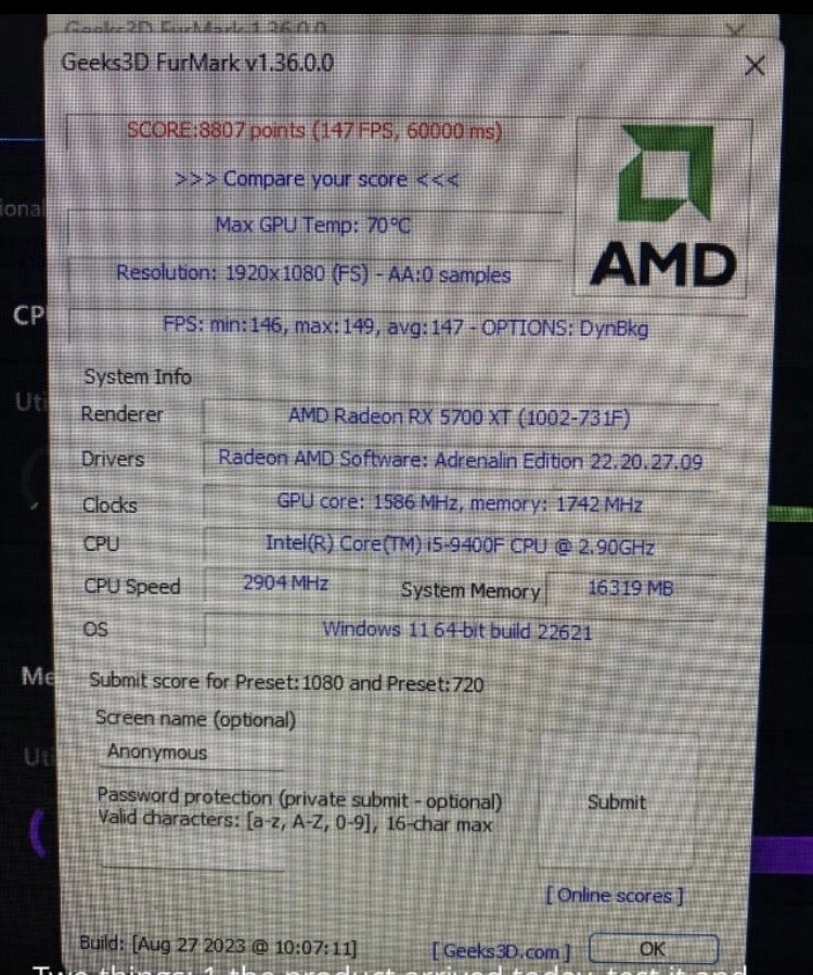 SOYO AMD Radeon RX 5700 XT 8GB GDDR6 256 Bit Navi 10 core Extreme ...