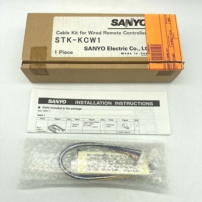 NEW Sanyo STK-KCW1 Cable Kit for Wired Remote Controller NIB | eBay