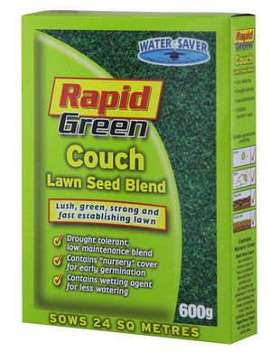 Rapid Green Couch Lawn / Grass Seed Blend 600gr | eBay