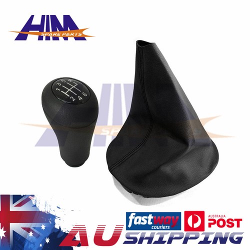 Manual Gear Knob & Leather Boot With Frame 6 Speed V8 Holden Commodore ...