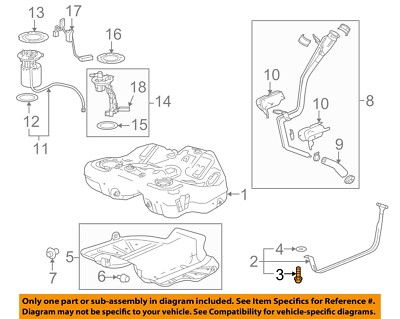 GM OEM Lock -Rear Door-Lower Hinge Bolt 11589407 | eBay