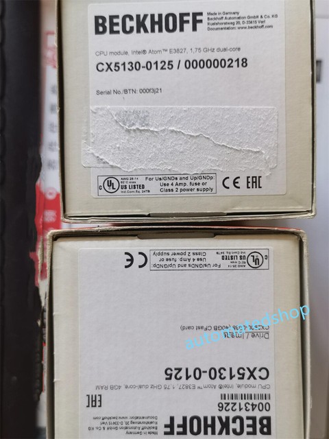 BECKHOFF CX5130-0125/4GB module Fast Via DHL or FedEx for sale online ...