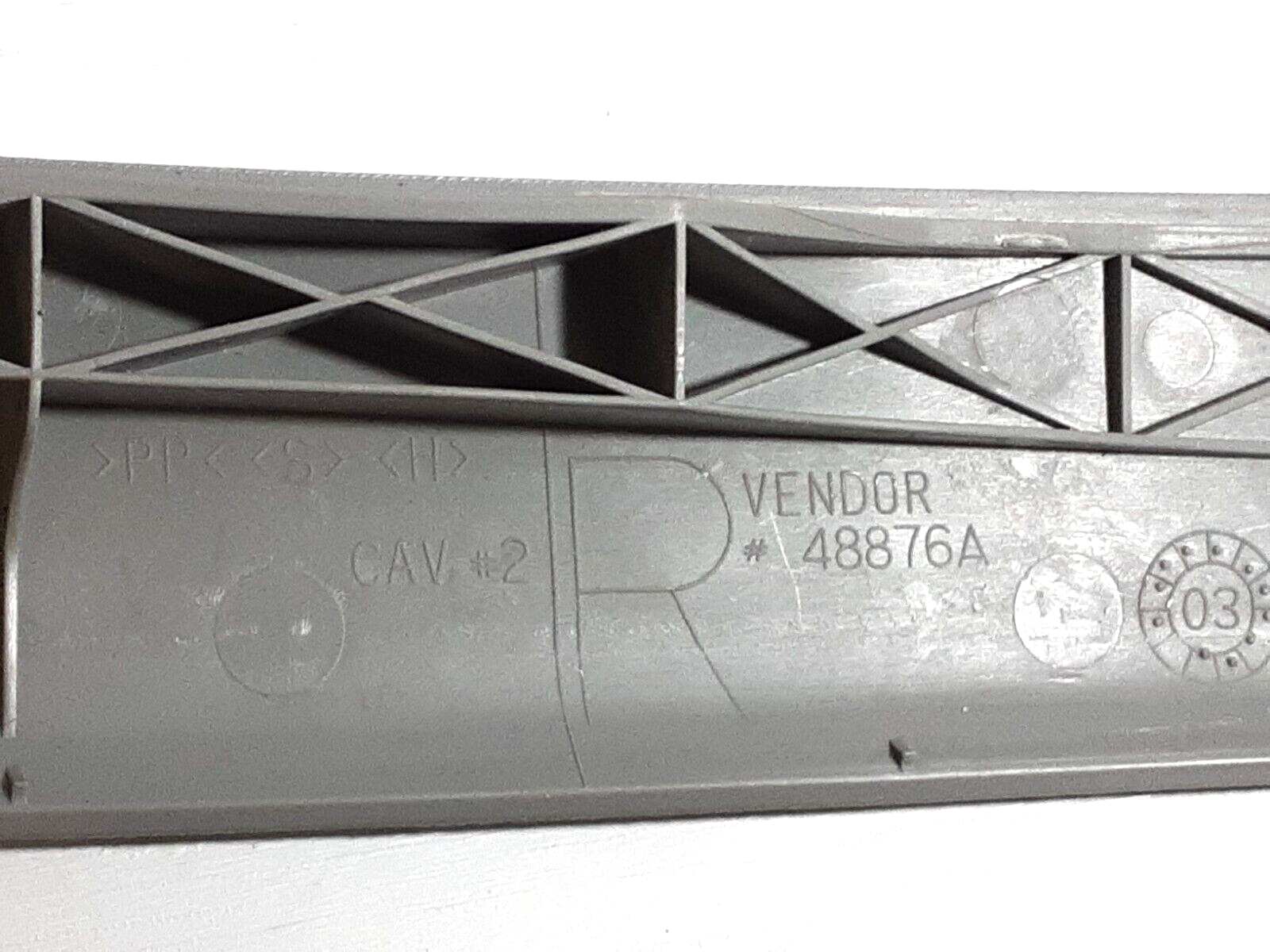 2005-2007 300 Dash Outer Side Trim Panel Right Hand Gray OEM with Clips ...