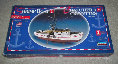 Lindberg Shrimp Boat Plastic Model Kit 1/60 Scale 12-3/8" No. #7223 ...