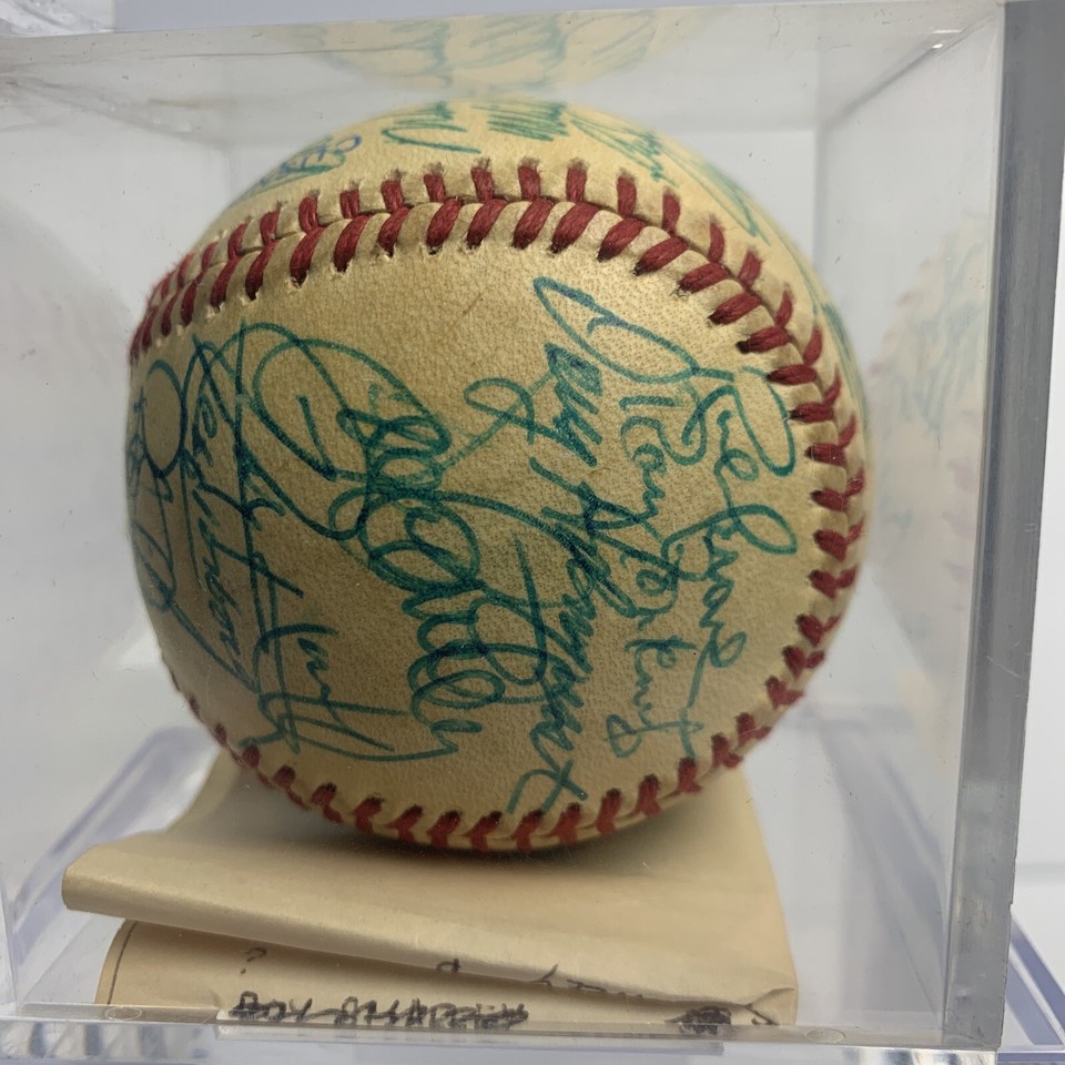 DON MATTINGLY AUTO - 1984 New York Yankees Team Signed Baseball 🔥 | eBay