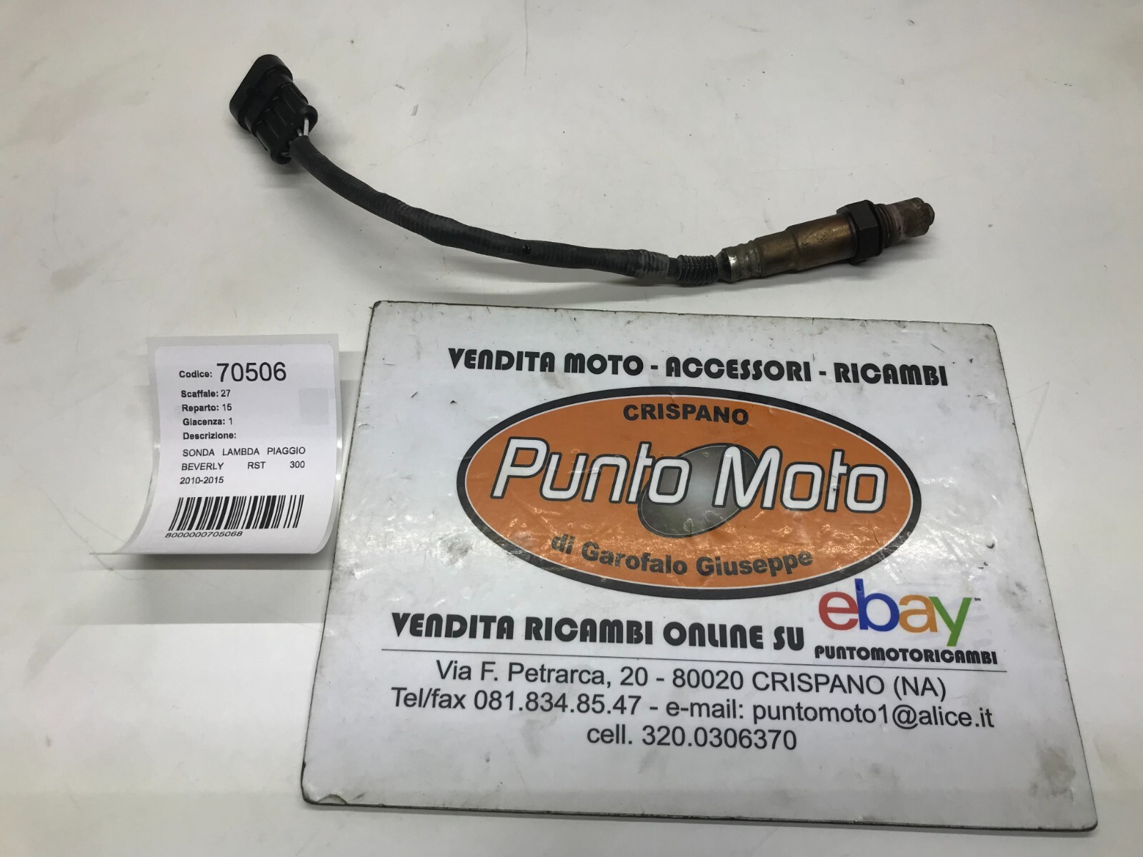 Sonda lambda marmitta original for Piaggio Beverly 125-300 RST 2010-2015 | eBay