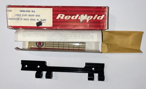 Redfield 1 piece Swing Over Scope Mount Base New Old Stock | eBay