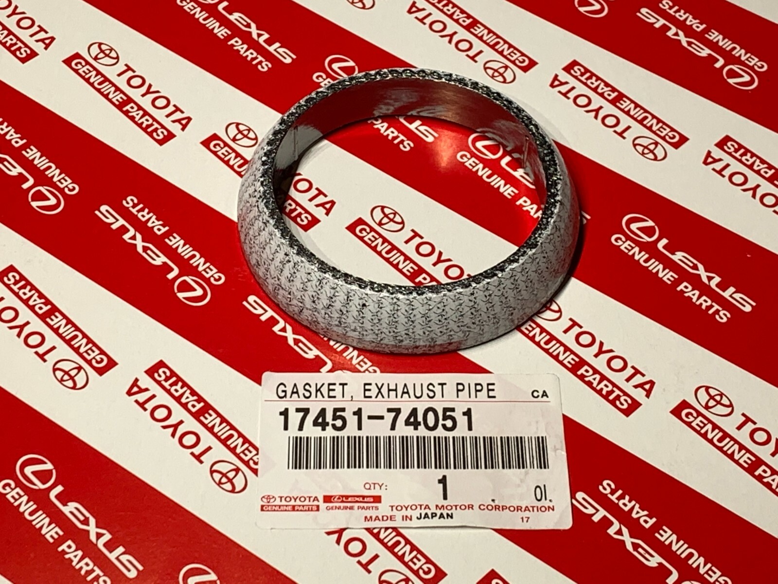 OEM NEW Genuine Toyota Lexus Front Pipe Gasket Muffler Seal Exhaust ...