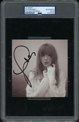 Taylor Swift Signed Autograph TTPD Tortured Poets Department CD Album ...