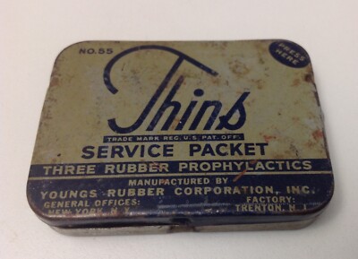 Antique Thins Service Packet Tin Box Very Rare... C1 WW2 | eBay