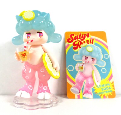 Pop Mart Satyr Rory Chupa Chups Lollipops Mini Figure Lemon Soda NEW | eBay
