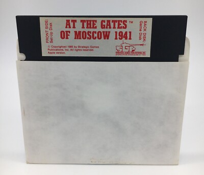 AT THE GATES OF MOSCOW 1941 BY SGP VINTAGE APPLE II COMPUTER GAME | eBay